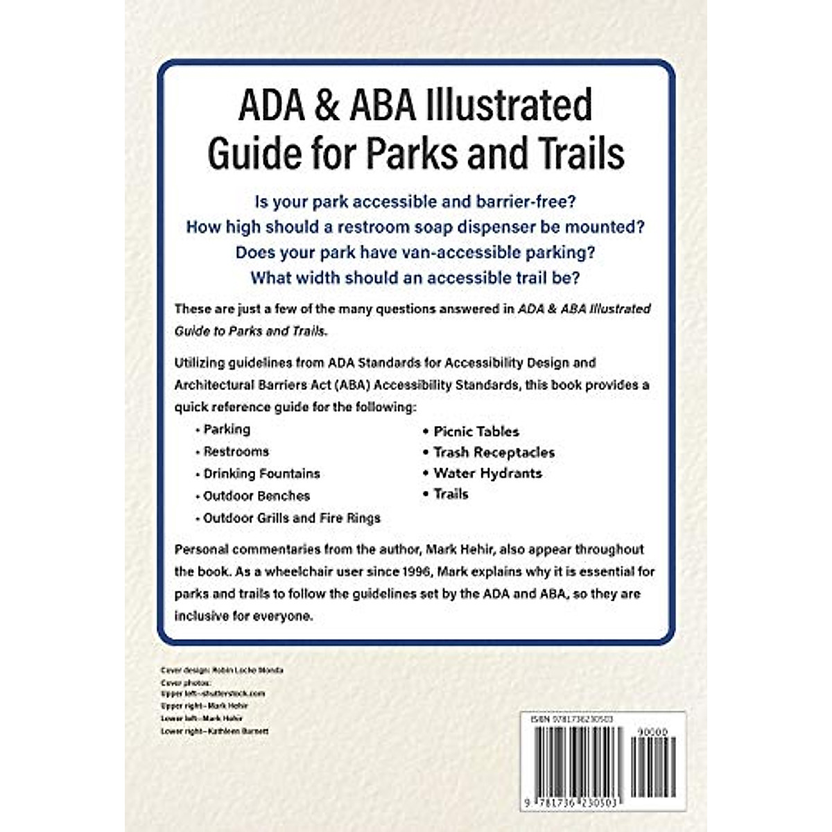 ADA & ABA Illustrated Guide to Parks and Trails
