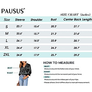 Pausus Women's Silk Button Down Shirts for Women Long Sleeve Business Office Black Satin Blouses Tops with Pocket（Black,S）