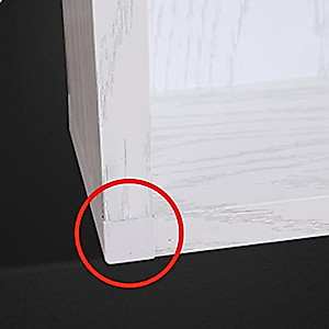 ZAYEN Bathroom Mirror Cabinet, Bathroom Mirror Cabinet Toilet Wall-Mounted Storage Cabinet with 3 Tier Shelves Shelf Metal Vanity Mirror Box Cabinet