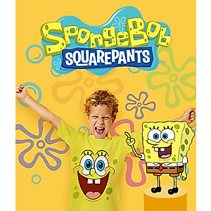 Nickelodeon Spongebob Square Pants Shirts for Boys (3-Pack) KidsGraphic Tshirt for Toddler & Up - 6 Gn/YEL/Pk SS