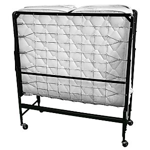 Hollywood Bed Frames Memory Foam Rollaway 39" Mattress, Twin, Black