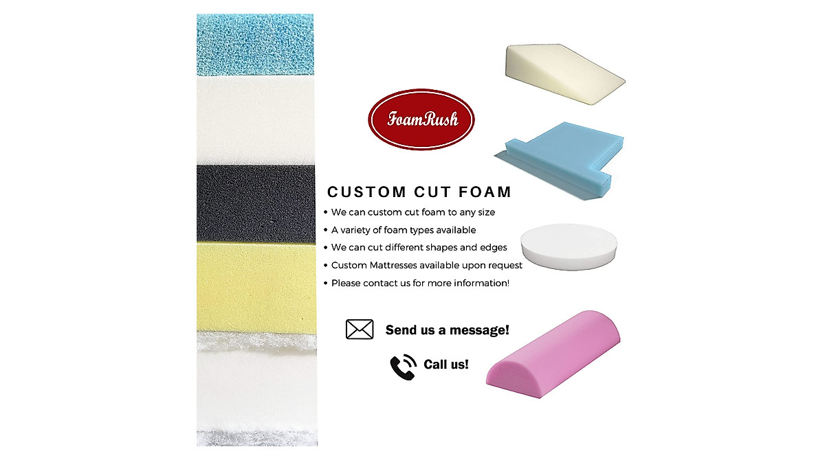 FoamRush 1" Dryfast Foam Sheet for Outdoor Furniture