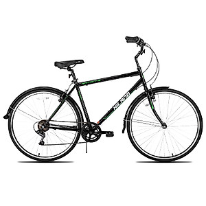 HH HILAND 700C Hybrid Bike, Step-Through or Step-Over Frame Commuter City Bike, 7 speeds Cruiser Bicycle for Men Women