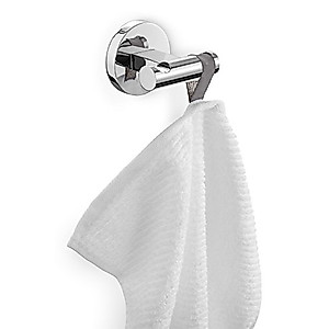 Zack 40063 Scala Wall Mounted Double Towel Hook, 2.36 by 2.76 by 2.36-Inch