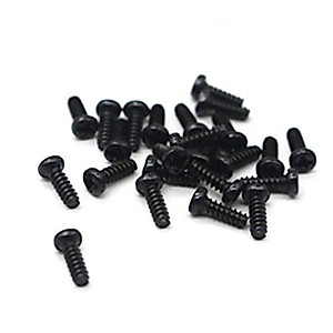 5 PCS Replacement Part Screws for Playstation 4 PS4 Controller (Black)