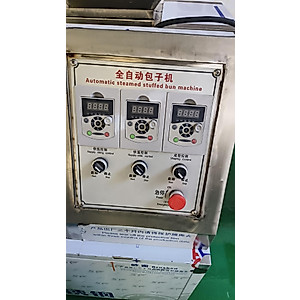 Koalalko Automatic Commercial Baozi Soup Dumpling Machine with 4 molds,Steamed Stuffed Bun Machine,Meat Pie Making Machine-3 Speed Can Be Adjustable,Food Grade Stainless Steel