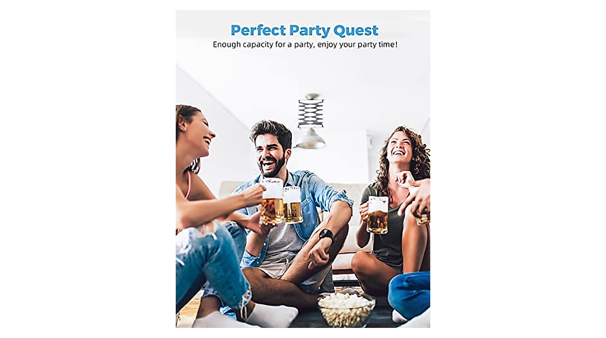 Bodare 3.2 Cu.Ft Quiet Mini Fridge with Freezer | Energy Efficient