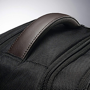 Samsonite Kombi 4 Square Backpack with Smart Sleeve, Black/Brown, 15.75 x 9 x 5.5-Inch