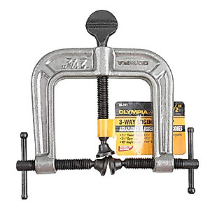 Olympia Tools 3-Way Edging Clamp, 38-192,Black