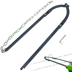 Fence Fixer, Iron Garden Fence Fixer Repair Tool Barbed Wire Fence Stretcher Tool Barbed Wire Tightener Tightening Repair for Garden Fence