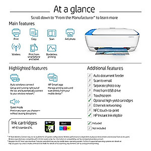 HP F5S47A#1HA Color Printer with Scanner & Copier