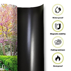 Dishwasher Magnet Cover Idyllic Garden Virginia Wooden Fence Entrance by Bushes White Dogwood Magnetic Refrigerator Stickers Decorative Appliance Cover Fridge Panels Metal Door Garage 23x26in