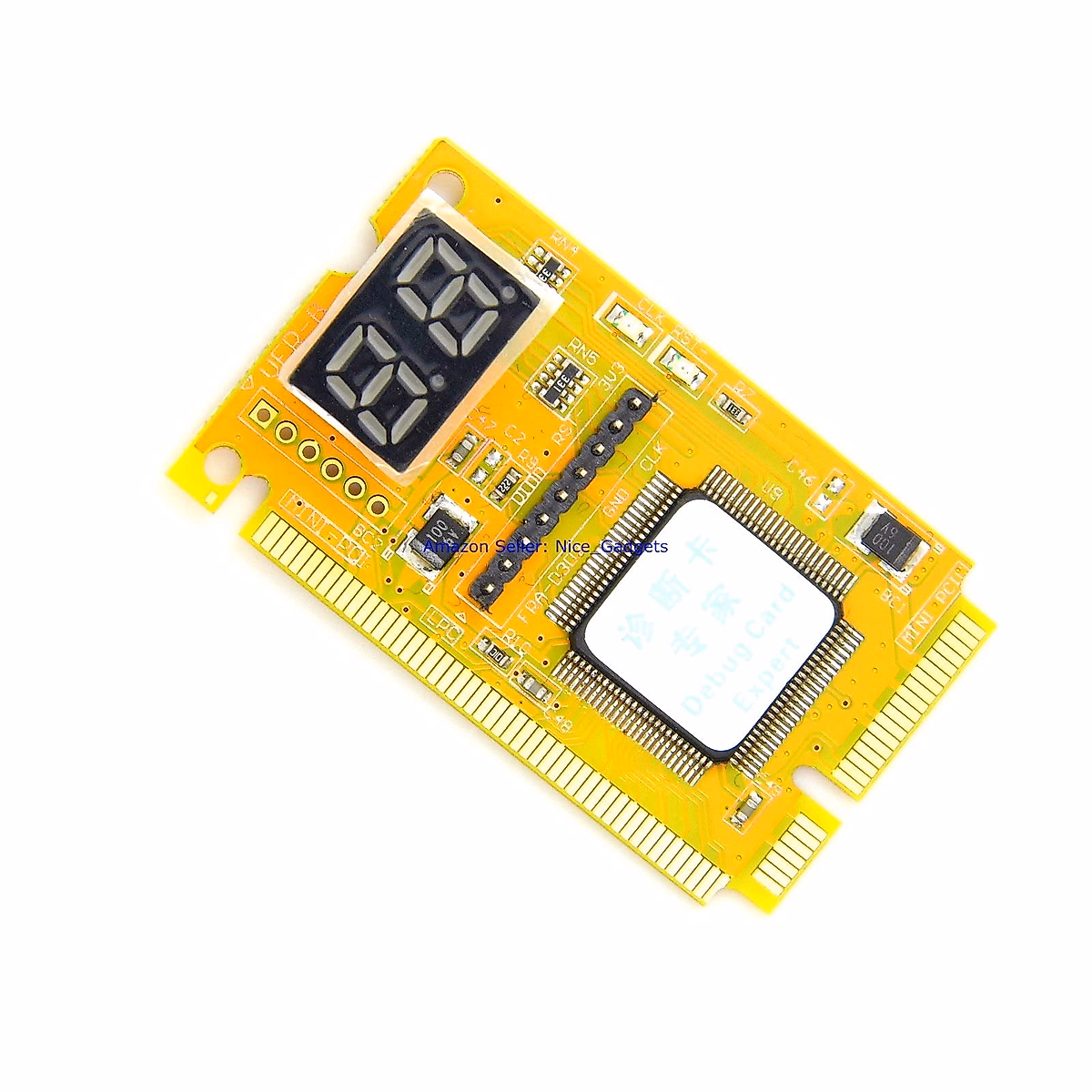 Lingvetron PC Computer PSU and Motherboard Tester Tool PCI & ISA SDRAM Post Test Card Diagnostic Analyzer Starter Kit 4 Digital / 8 LED/Bios Speaker/Mobo Power Switch All in One Carrying Case