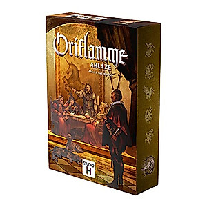 Oriflamme Ablaze - Fiery Standalone Compatible with The Original Strategic Medieval Card Game, Add New Layers of Deception and Tactics, Ages 10+, 3-5 Players, 20 Minute Playtime, Made by Studio H