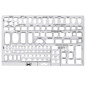 Mr. Pen- Plumbing Template, Architectural Templates, Bathroom Template, Toilet Template, Drafting Tools, Drawing Template, Template Architecture, Drafting Ruler Shapes, Stencils, Plumbing Fixtures
