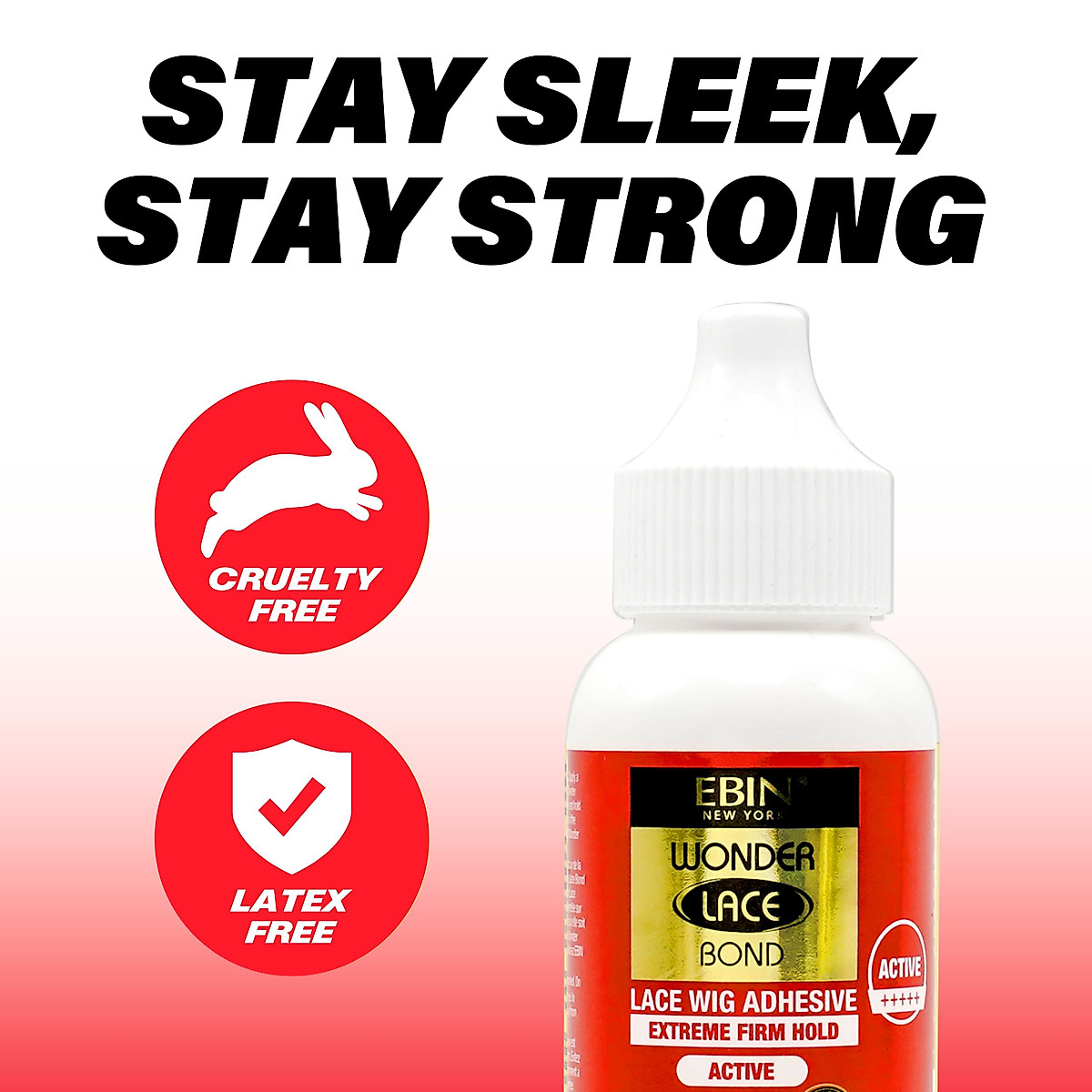 Wonder Lace Bond Wig Adhesive: Extreme Hold Invisible Bonding Glue for Secure, Natural-Looking Poly and Lace Wigs | 1.18oz Waterproof, Latex-Free