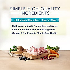 Blue Buffalo Basics Skin & Stomach Care, Grain Free Natural Adult Small Breed Dry Dog Food, Lamb & Potato 11-lb