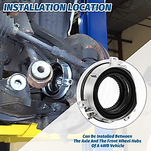 SHINEHOME 7L1Z-3C247-A Auto Locking Hub Axle Actuator 4x4 4WD IWE Fits Ford F150 2004-2015 Front Left Right 4-Wheel Hub Lock Actuator for Ford Expedition 2003-2015, Lincoln Navigator 2003-2015