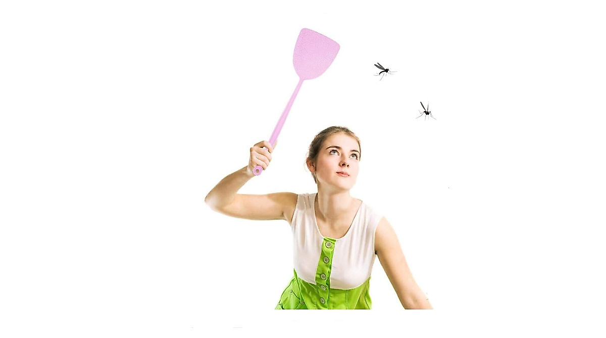 Chelory Heavy Duty Fly Swat Set - 4 Pack Assorted Colors