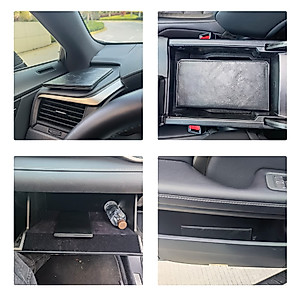 UYYE Auto Car Registration and Insurance Holder - PU Leather Vehicle Glove Box Organizer Wallet, Interior Accessories Case Holder for Essential Automobile Documents（Black）