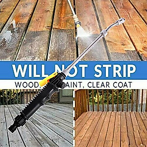 High Pressure Power Washer for Garden & Car Cleaning - 2-in-1 High Pressure Cleaning Tool,Jet Nozzle for Garden Hose,Metal High Pressure Power Garden Sprinkle,Water Hose Nozzle (72cm+foam Jug)