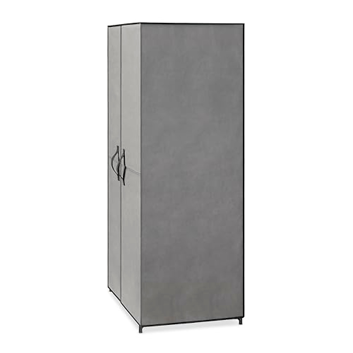 Whitmor Wardrobe - Portable Closet with Doors - Grey