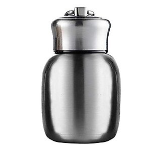 Mini 7 oz Stainless Steel Water Bottle, Small Vacuum Insulated Water Bottle Leak Proof Sport Tumbler Cup Hot and Cold Water Bottle for Women Girls Kids Gift Milk Tea Lunch (Silver)