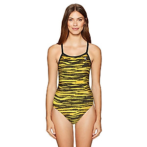 TYR Womens Crypsis Daimondfit, Black Gold, 30