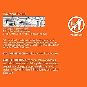 Amazon Basics Heavy Duty Mop Pads, 30 Count