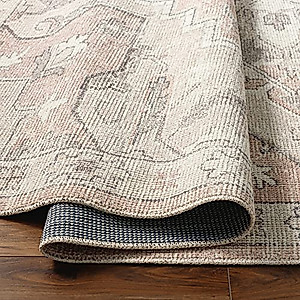 Becki Owens x Surya Elle Medallion Area Rug , 6'7" x 9', Taupe