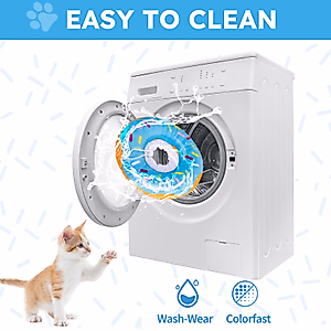 Hpetppy Cat Cone Collar Soft, Cat Recovery Collar for Wound Healing Cute Cat Donut Adjustable Cat Cones to Stop Licking Comfortable Lightweight Neck Elizabethan Collars for Cats Kittens After Surgery