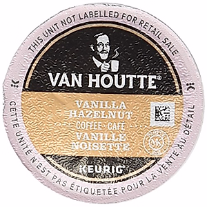 Van Houtte Vanilla Hazelnut Flavored Coffee K Cup For Keurig K-Cup Brewers, 48 Count (Pack of 1)