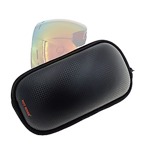 Hot Rides Ski Snowboard Goggle Case Goggle Hard Protective Carrying Cover For Spherical Lens