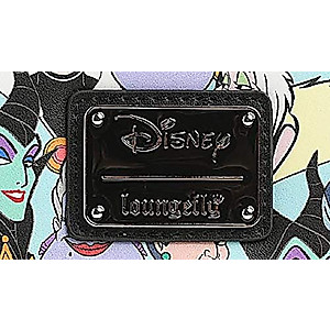 Loungefly Disney Princess and Villains Wallet Zip Around Clutch Faux Leather