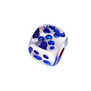 Hobby Monsters 10 25mm Clear Transparent Jumbo Playing Dice