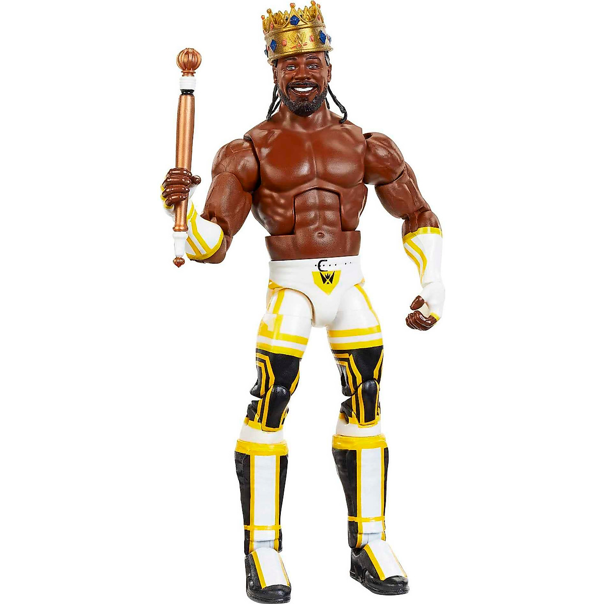 Mattel WWE King Woods Elite Collection Action Figure, Deluxe Articulation & Life-like Detail with Iconic Accessories, 6-inch