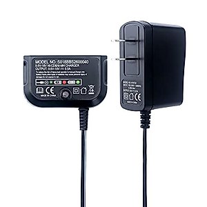 Biswaye 9.6V-18V Multi Volt Battery Charger Compatible with Black & Decker 18V 14.4V 12V 9.6V NiCD NiMH Battery HPB18-OPE HPB18 HPB14 HPB12 HPB96 244760-00 A1718 FS18FL FSB18