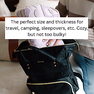 Glow in The Dark Blankets for Girls - Soft Plush Blanket w- Words of Affirmation Kids Blanket for Girls Ages 5-16 to Promote Joy - Ideal for Girls - 50" x 60"