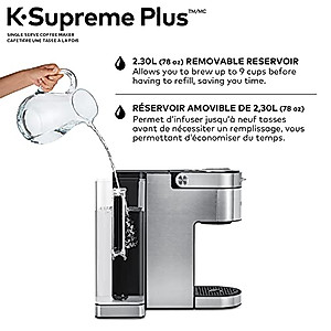 K-Supreme Plus Single Serve K-Cup Pod Coffee Maker