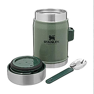 Stanley The Legendary Food Jar + Spork 14oz Hammertone Green
