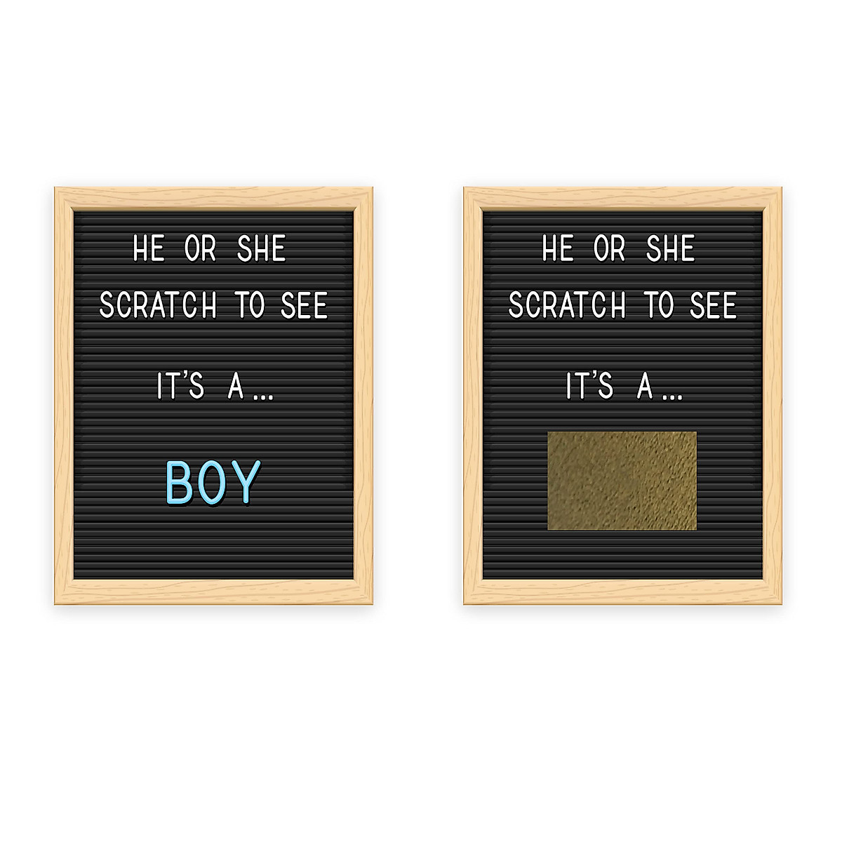 My Scratch Offs Its a Boy Letter Board Gender Reveal Scratch Off Scratcher Lottery Tickets Cards Family Friends 25 pack