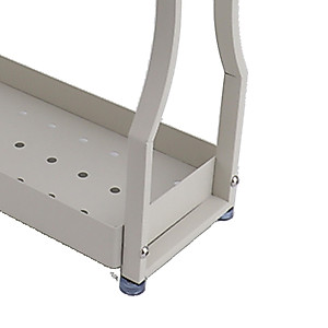 Cabinet Storage Shelf Rack, Stainless Steel Counter Shelf Organizer Dual Later Under Sink Organizer Kitchen Counter Shelves Easy Installation Cabinet Shelf with Handle (50cm /