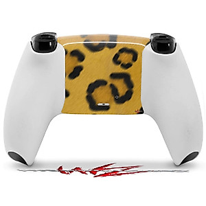 WraptorSkinz Skin Wrap compatible with Sony PS5 DualSense Controller Leopard Skin (CONTROLLER NOT INCLUDED)