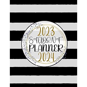 Student Planner 2023 - 2024: Agenda for Elementary, Middle and High School Student (August 2023 - July 2024) | Large Size | Timetable, Study and Assignment Tracker