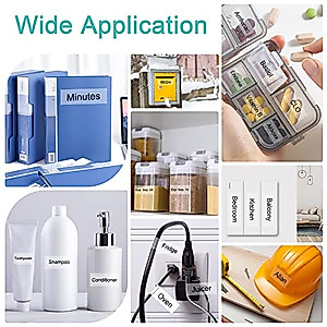 NineLeaf 5 Pack Compatible for Brother P-Touch TZe151 TZ-151 TZe-151 TZ151 1'' 24mm x 8m 26.2ft Black on Clear Laminated Label Tape Labeling use for PT-D600 D600VP E500 E550W P700 P710BT Label Maker