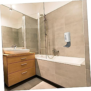 FONDOTIN 1Pc Water Tray Wall Drip Tray soap Dispenser drip Tray Foam Soap Tray Foam Drip Tray Wall Mounted Mug Rack Bathroom soap Dispenser Catch Tray Hand Plastic Water Receiver Water Drop