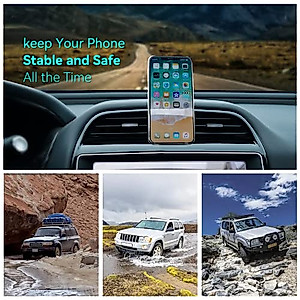 KUCOK Car Phone Holder Mount Magnetic Custom Fit for Audi Q5 2009-2017,Car Phone Stand Invisible Fit for Audi Air Vent Dashboard,Hands Free Car Phone Cradles for 3-7 Inch Phone