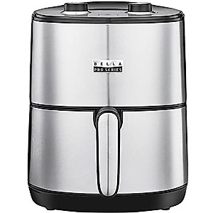 Bella Pro Series 4.3-qt Analog Air Fryer Stainless Steel