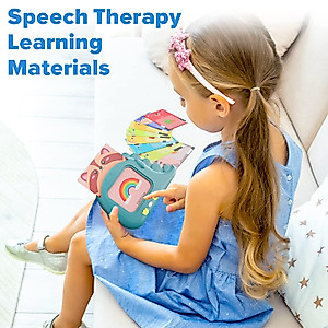 TALONITE Talking Flash Cards for Toddlers 2-4 Years, 224 Sight Words Speech Therapy Toys, Learning Educational Toys with Music for 2 3 4 5 6 Year Old Boys Girls