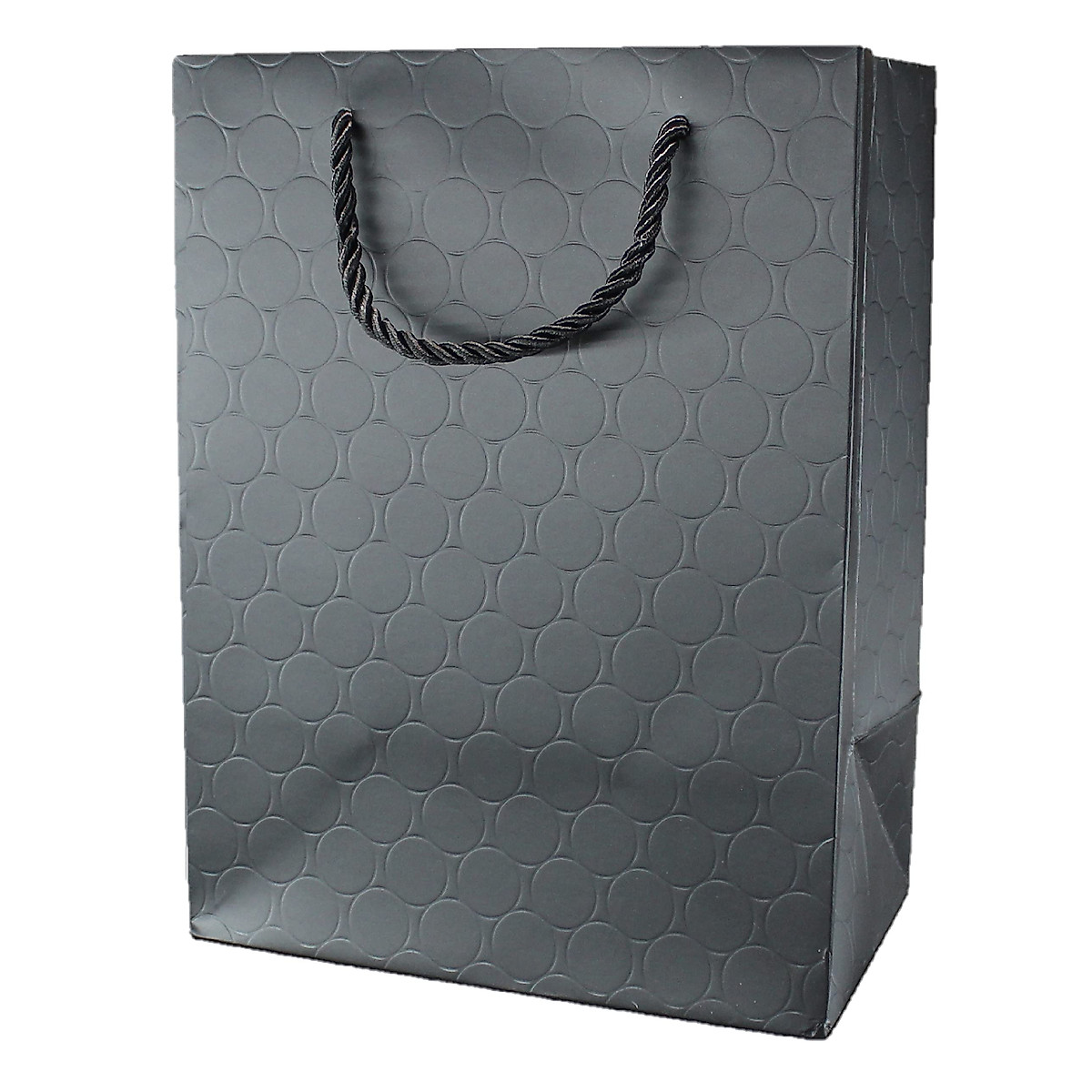 8x10 Black Gift Bags with Handles Medium 12 pcs Luxury Black Paper Shopping Bags 8x5x10 Premium Quality Heavy Duty Modern Fancy Matte Elegant Embossed Wedding Guests Birthday Bridal Baby Shower Merchandise